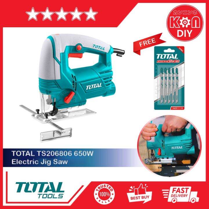 KNN-DIY TOTAL JIGSAW 650W TS206806/TOTAL Corded Jig Saw/Electric Jig ...