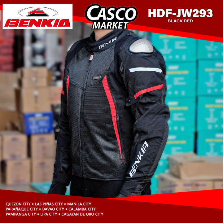 BENKIA HDF-JW293 MEN'S PADDED MOTORCYCLE RIDING JACKET | Lazada PH