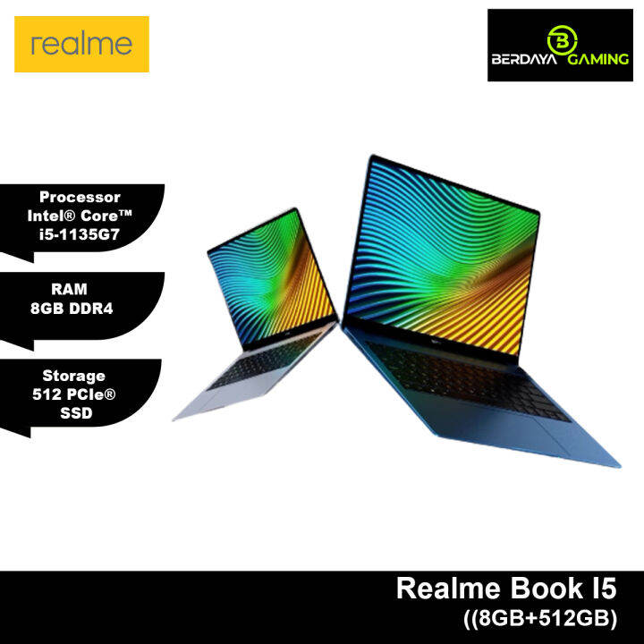 REALME BOOK | I5-1135G711TH GEN | 8GB RAM | 512GB ROM SSD | Intel Iris ...