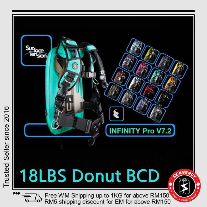 Surface Tension Infinity Pro Donut BCD Wing BCD Travel BCD for Scuba ...