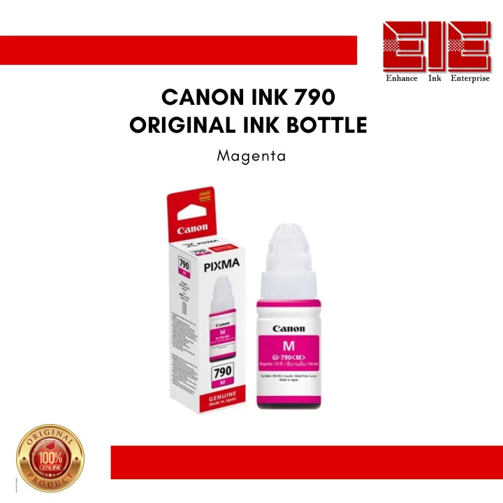 Canon Ink 790 Magenta Original Ink Bottle ( Canon790 ) | Lazada PH