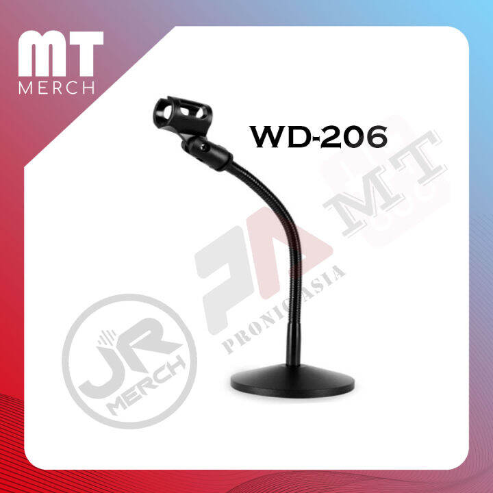 Weida (WD-206) Microphone Desk Stand Bendable | Lazada PH