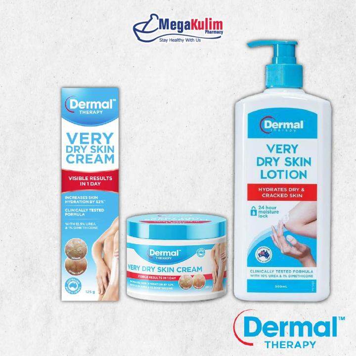 Dermal Therapy Very Dry Skin Lotion / Cream (125g / 250g / 500g) | Lazada