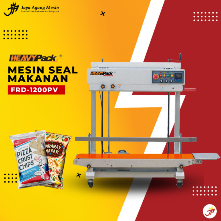 Heavy Pack Mesin Seal makanan atau jajanan snack berukuran besar atau 5 ...