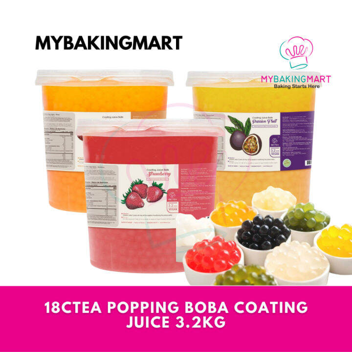 Mybakingmart | 18ctea Popping Boba Coating Juice 3.2kg Assorted Flavour ...