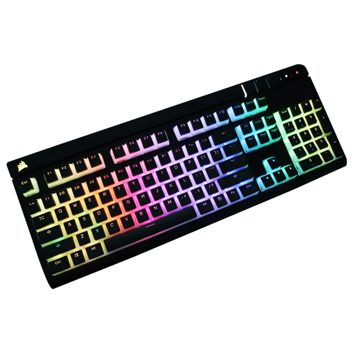 pudding pbt Doubleshot keycap Backlight Keycaps milk black For Corsair ...