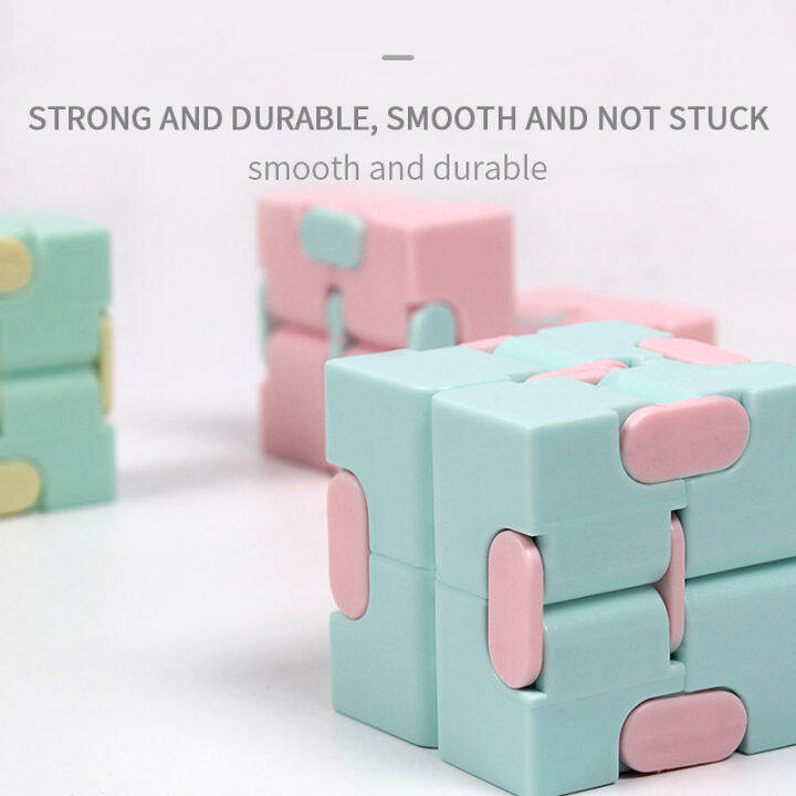 F.six New Magic Fidget Cube Infinite Cubes Sensory Stress Relief ...
