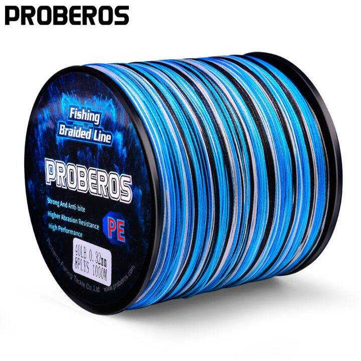 PROBERO 4&8 Braids Fishing Line 300-500-1000M Multifilament Weaves Line ...