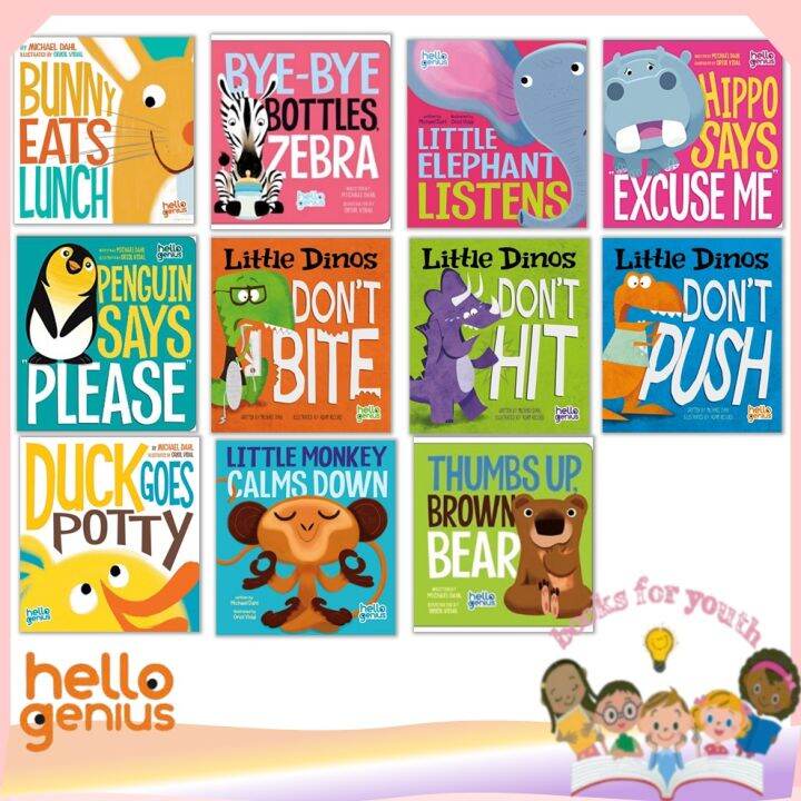 HELLO GENIUS Animals Collection [Board Book] | Lazada PH