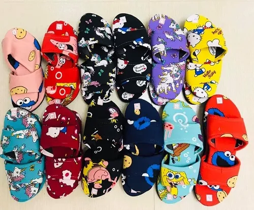 Tsinelas Pambahay house Slippers Cartoon Characters For Kids Single ...