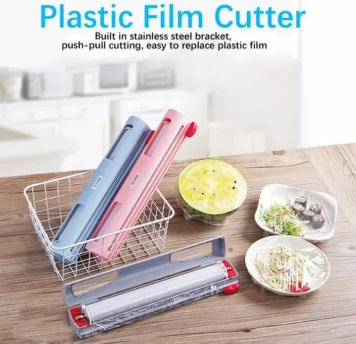 Alat Potong Plastik Cling Wrap Dispenser / Cutter Cling Wrapping Food ...