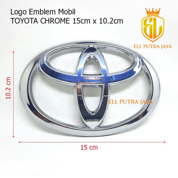 Logo emblem Toyota avanza depan Chrome 15 cm x 10,2 cm | Lazada Indonesia