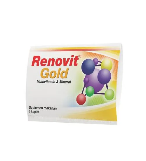 RENOVIT GOLD STRIP 4 KAPLET | Lazada Indonesia
