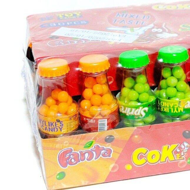 Coke Fanta Sprite Candy bottle 30 pcs | Lootbag Filler, Paninda, Party ...