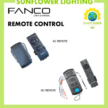 Fanco Ceiling Fan Remote Control | Shelly Lighting