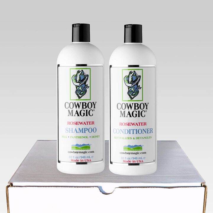 Cowboy Magic Rosewater Shampoo + Conditioner 32 Ounce Each | Lazada PH