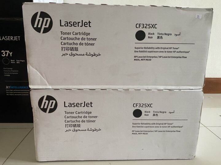 HP 25XC CF325XC Black ตลับหมึกโทนเนอร์ สีดำ ของแท้ | Lazada.co.th