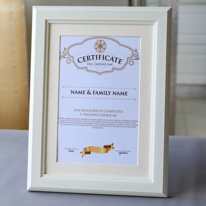 Certificate of Honor Box A4 Medal Badge Box Wall-mounted Photo Frame ...