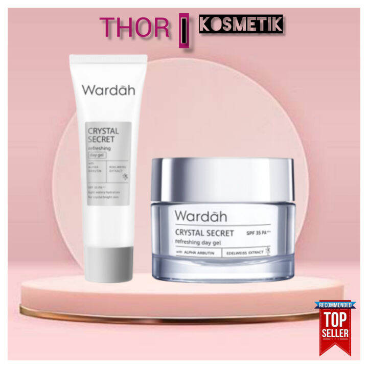 WARDAH Crystal Secret Refreshing Day Gel 15ml & 30g | Lazada Indonesia