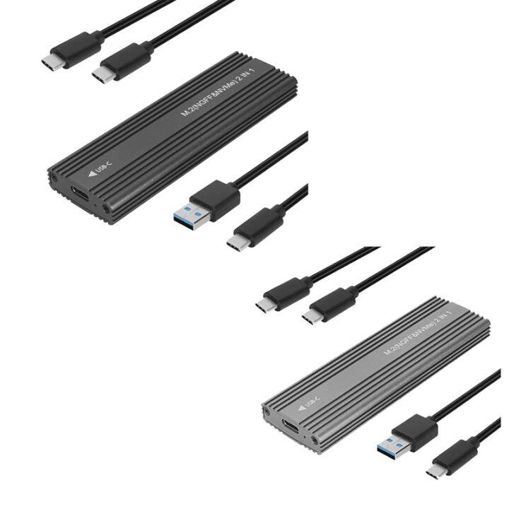 10Gbps NVME/SATA Dual Protocol SSD Enclosure SSD Case Box USB 3.1 Type ...