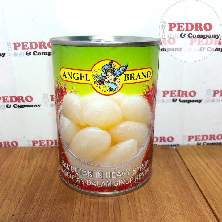 Angel brand rambutan in heavy syrup 565 gram - sirup buah manis kaleng ...