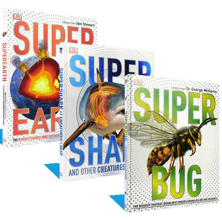 DK Super Collection 3 books DK super encyclopedia series 3 volumes ...