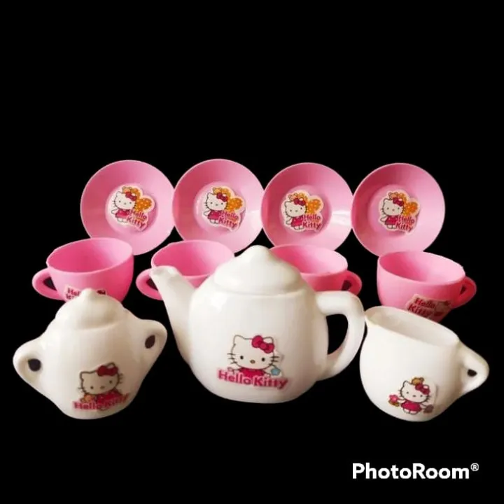 Mainan Anak Perempuan Cangkir Teko Set Hello Kittyy - Princess WH090 ...