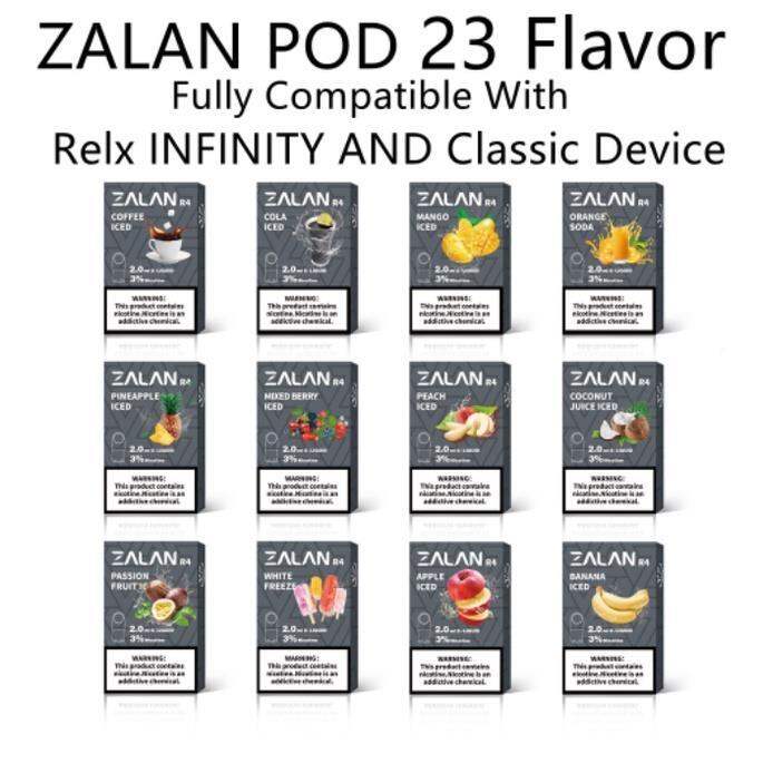 vape Zalan R4 Vape Pod 2ml Relx Infinity / Phantom / Essential ...