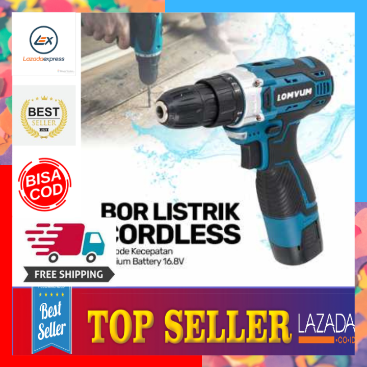 [COD] Bor / Mesin Bor / Bor Cas Murah / Bor Listrik / Bor Cas Bosch Original / Bor Listrik 1 Set ...