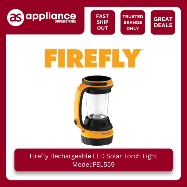 Firefly Rechargeable LED Solar Torch Light FEL559 | Lazada PH