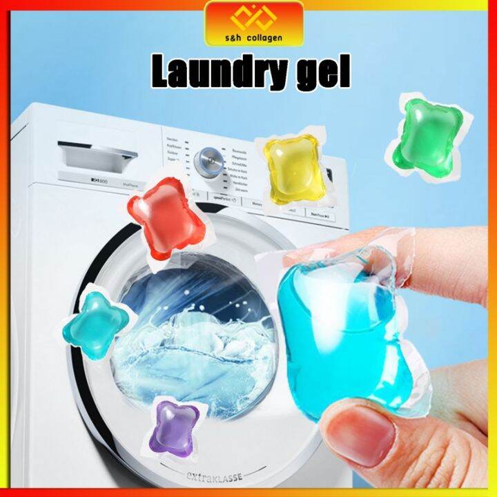 Laundry Gel Beads Magic Washing Cleaner Fragrance Detergent Gel Laundry ...