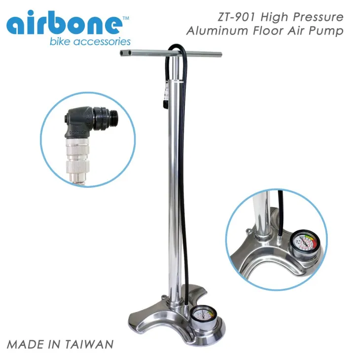 Airbone ZT-901 High Pressure Aluminum Floor Air Pump | Lazada PH