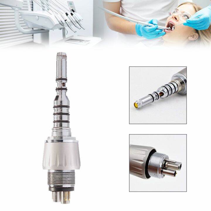 Dental Quick Coupling Coupler Fiber Optic Handpiece Adaptor Kavo LED 2 ...