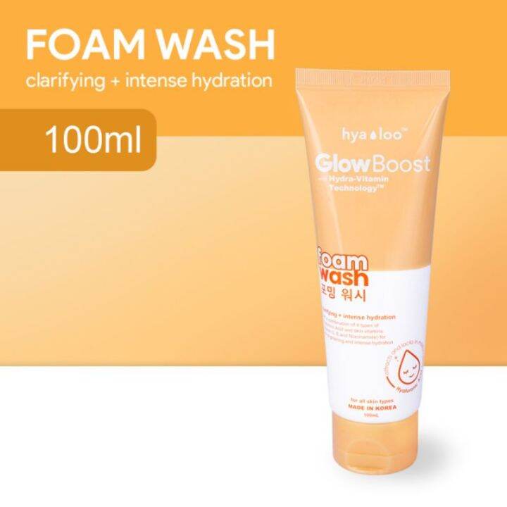 Hyaloo Glow Booster Foam Wash | Lazada PH