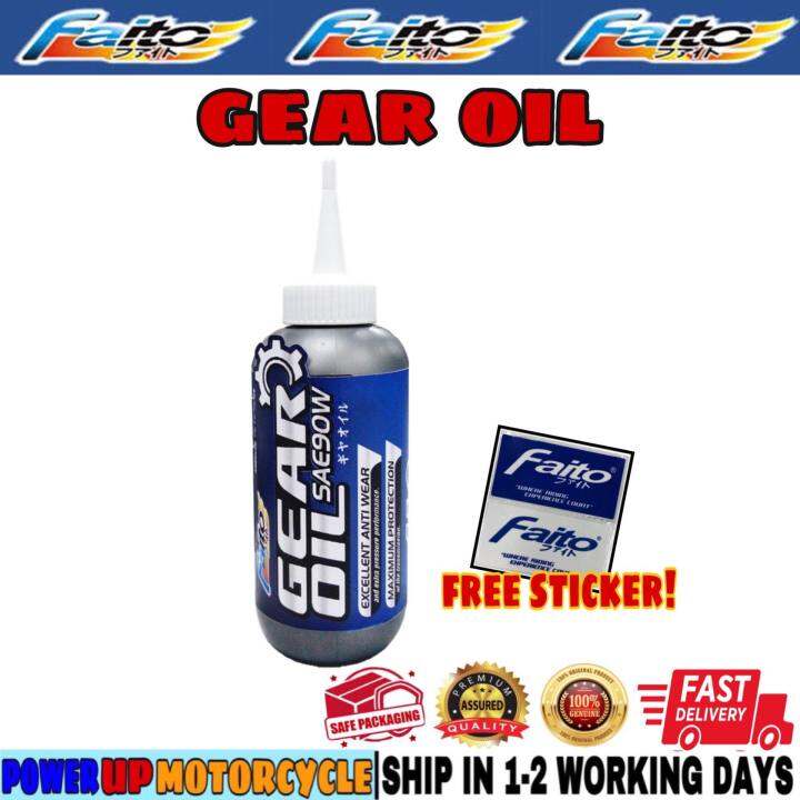 FAITO RACING SCOOTER GEAR OIL MINYAK SAE90 MOTORCYCLE MOTOSIKAL 100ML ...