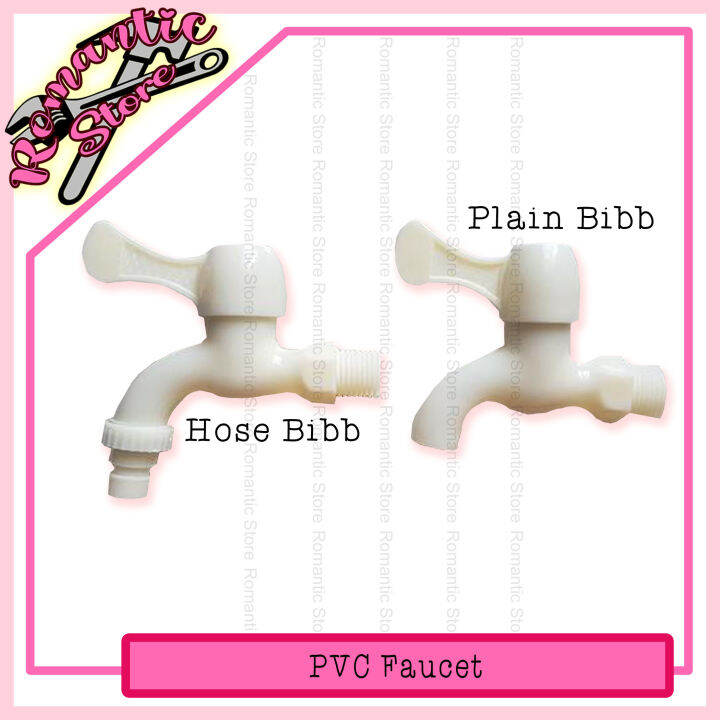 Multipurpose Plastic PVC Faucet With Hose Connector Gripo White | Lazada PH