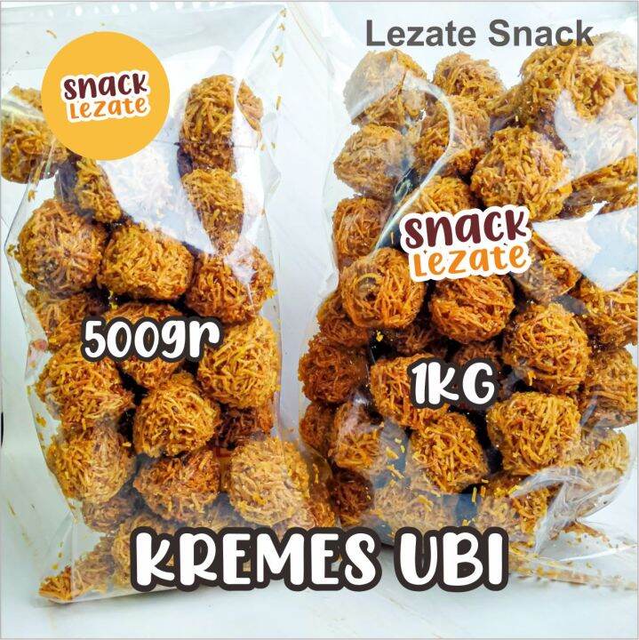 Grubi Kremes 1 KG Isi 60 Biji Manis / Kremes Ubi Jalar Gula Merah Manis ...
