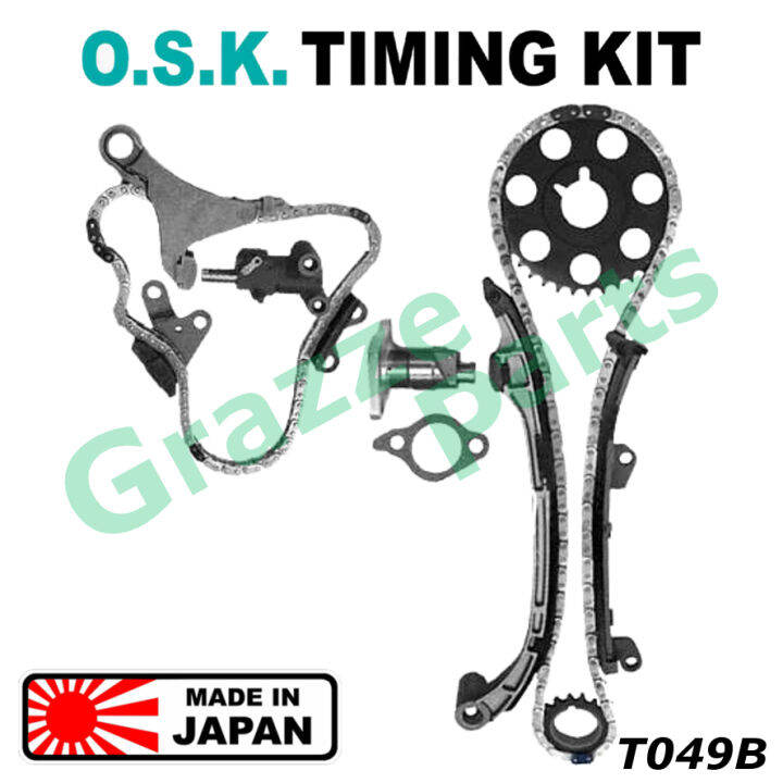 🎌 Made In Japan 💯 O.S.K. Timing Chain Kit Set Toyota Prado RZJ95 3RZ-FE ...
