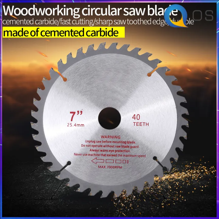 【ราคาถูกสุด】7inch 40T Circular Saw Blade Wood Cutting Round Discs ...