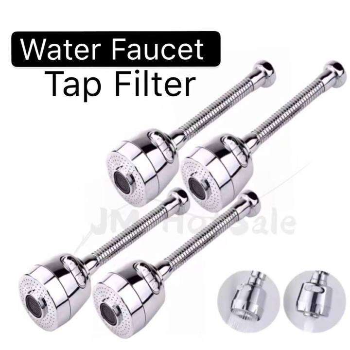 JM (4pcs) Stainless Steel 360 Rotary Water Saving Faucet Hose Aerator ...