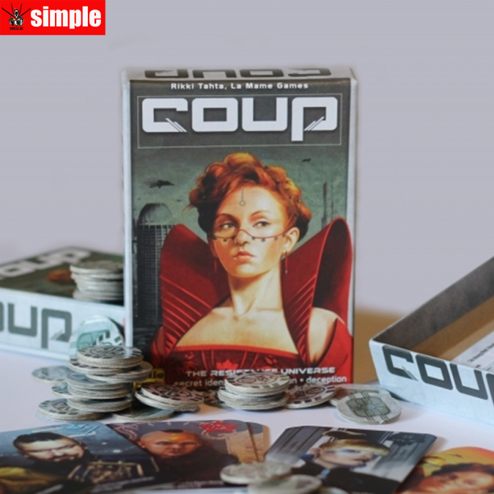 Coup (The Dystopian Universe) Card Board Game For Family Party | Lazada