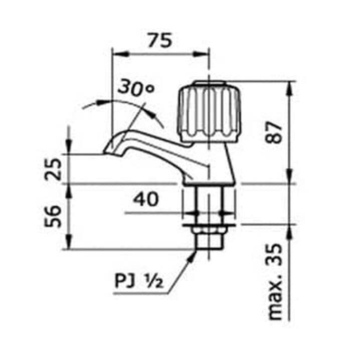 BISA COD !!! Keran Wastafel Toto T205MB / Kran Wastafel T205MB /T 205 ...