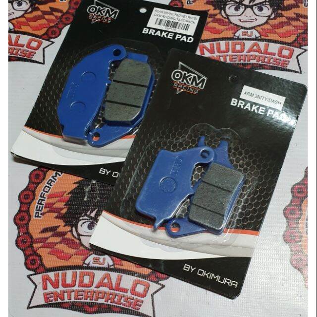 OKM Brake Pad for RS150/GTR150/CB150R/XRM trinity/Honda Dash | Lazada PH