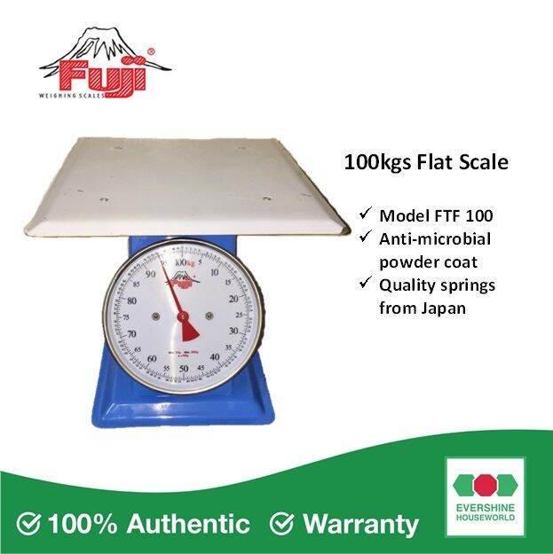 FUJI 100 KGS FLAT TABLE SCALE FTF-100 | Lazada PH