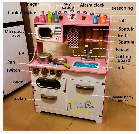 TwinklePH Wooden Princess Kitchen Set Pink Princess Kitchen Set | Lazada PH