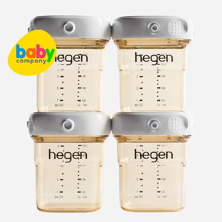 Hegen 4-Pack PCTO Breast Milk Storage PPSU 150ml | Lazada PH
