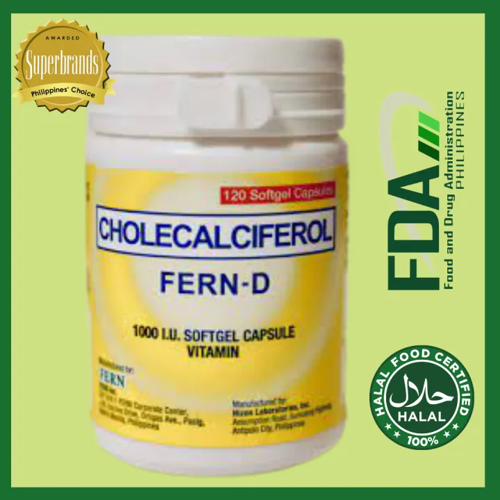 ( Quality Harvest ) 1 bottle ( 120 pcs softgel capsules ) Fern D ...