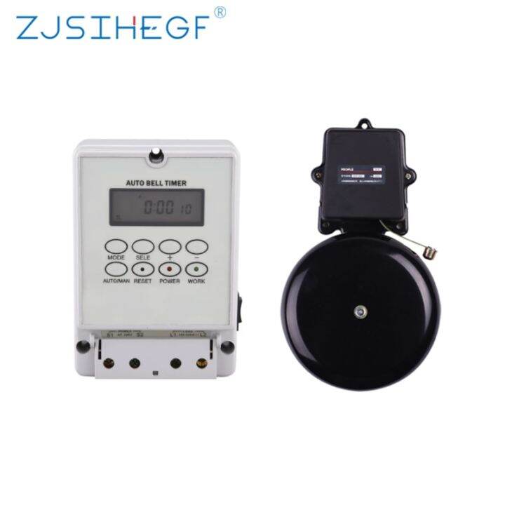 Auto Bell Ring Timer Controller School Bell 220V ZYT08 With 80 Times ...