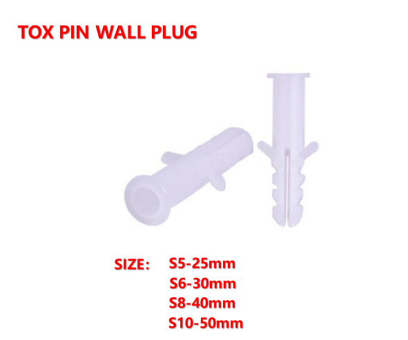 SENIC HEAVY DUTY TOX Pin Wall Plug #5 #6 #8 #10 | Lazada PH