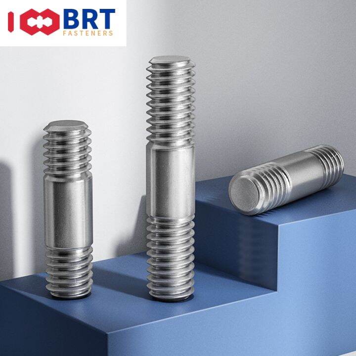 M6 M8 Stud Bolts 304 Stainless Steel Dual Head Thread Rod Metric ...